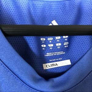 adidas | Tops | Adidas Climacool Blue Workout Training Shirt | Poshmark